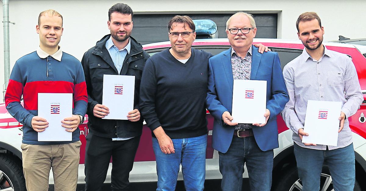 Vier Aßlarer retten Bäckermeister Hartmut Moos das Leben