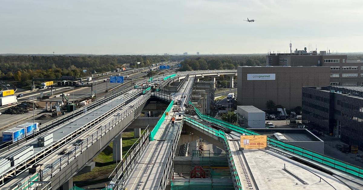Anbindung von Terminal 3 am Flughafen bald für Verkehr frei