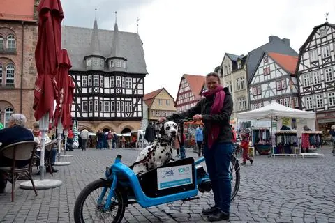 Mit dem E-Lastenrad durch Alsfeld