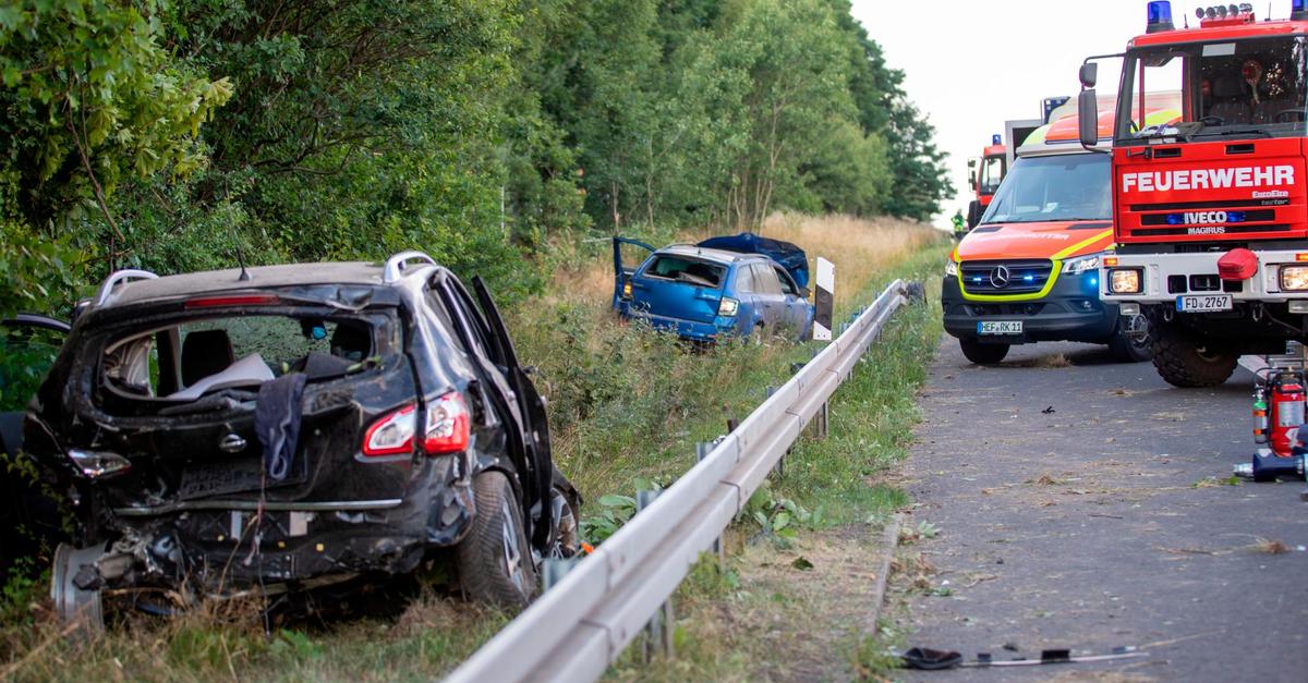 Schwerer Unfall mit sechs Verletzten auf A7
