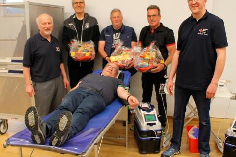 Drei Erstspender dabei