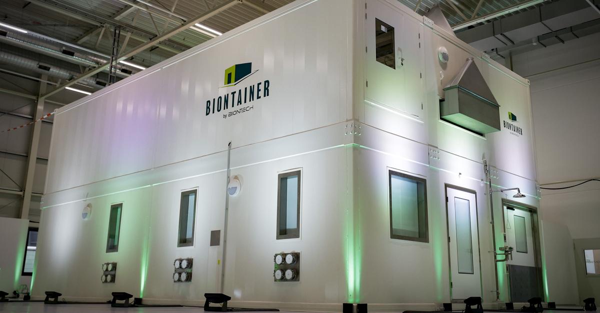 Impfstoff für Afrika: Biontech packt Produktion in Container