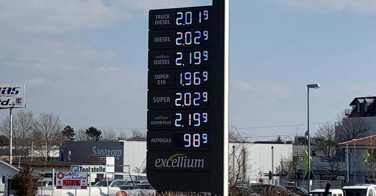 Warum der Dieselpreis über dem Benzinpreis liegt