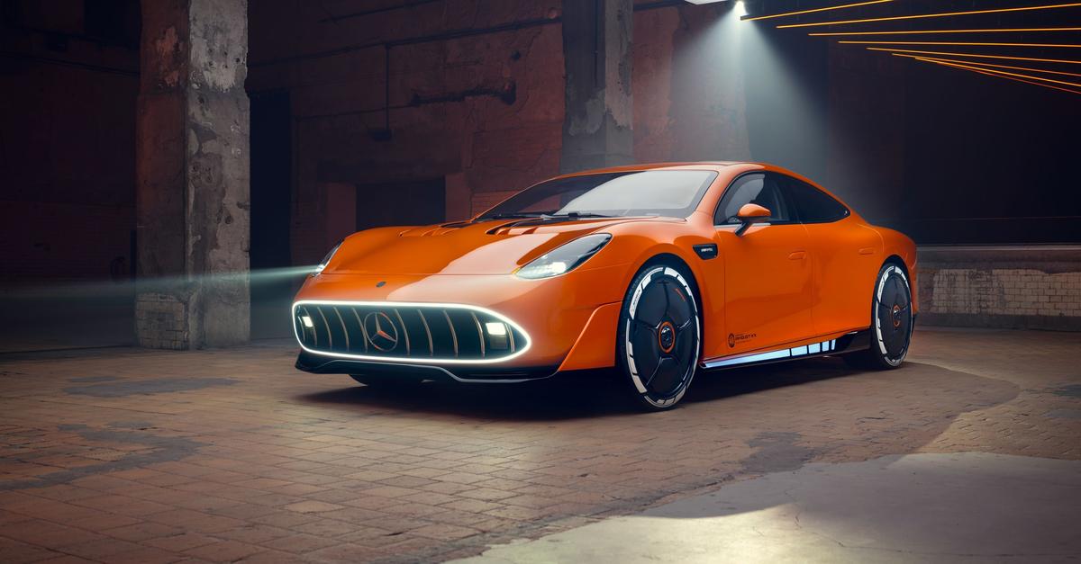Mercedes Vision GT XX stimmt auf ersten elektrischen AMG ein