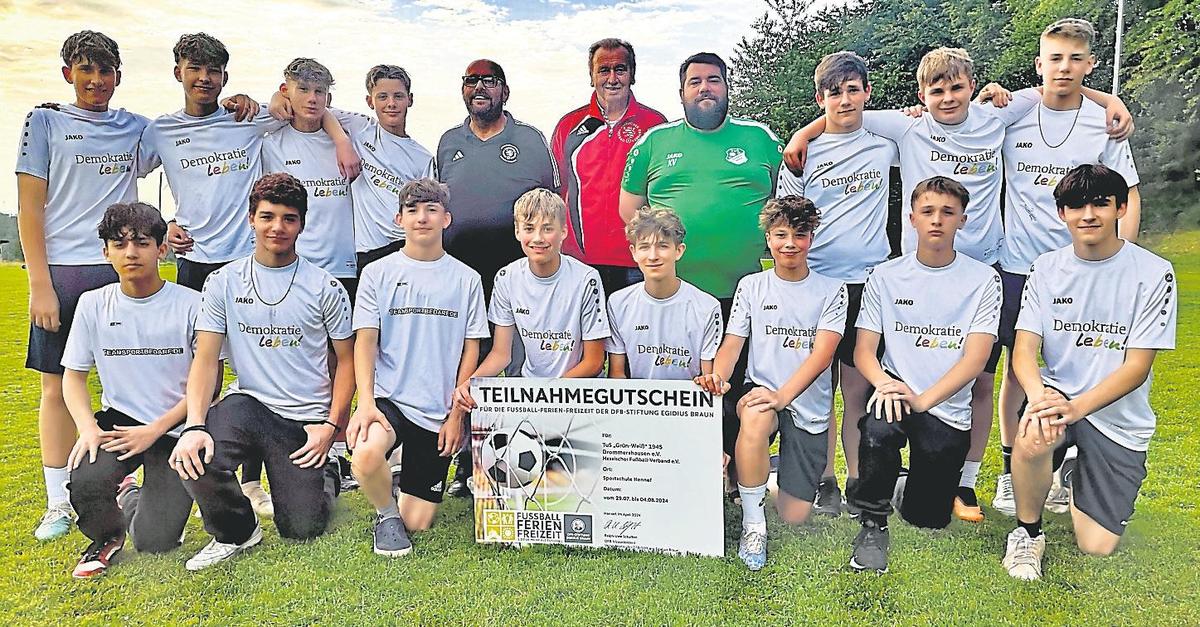 DFB lädt Jugend des TuS Drommershausen zur Ferien-Freizeit