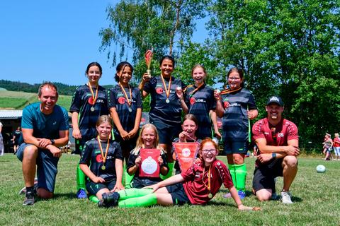 Fußball-Mädchen der JSG Angelburg/Hörlen holen sich den Cup
