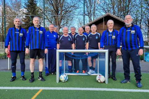Horst Künholz, der Senior unter den Aßlarer Fußball-Senioren