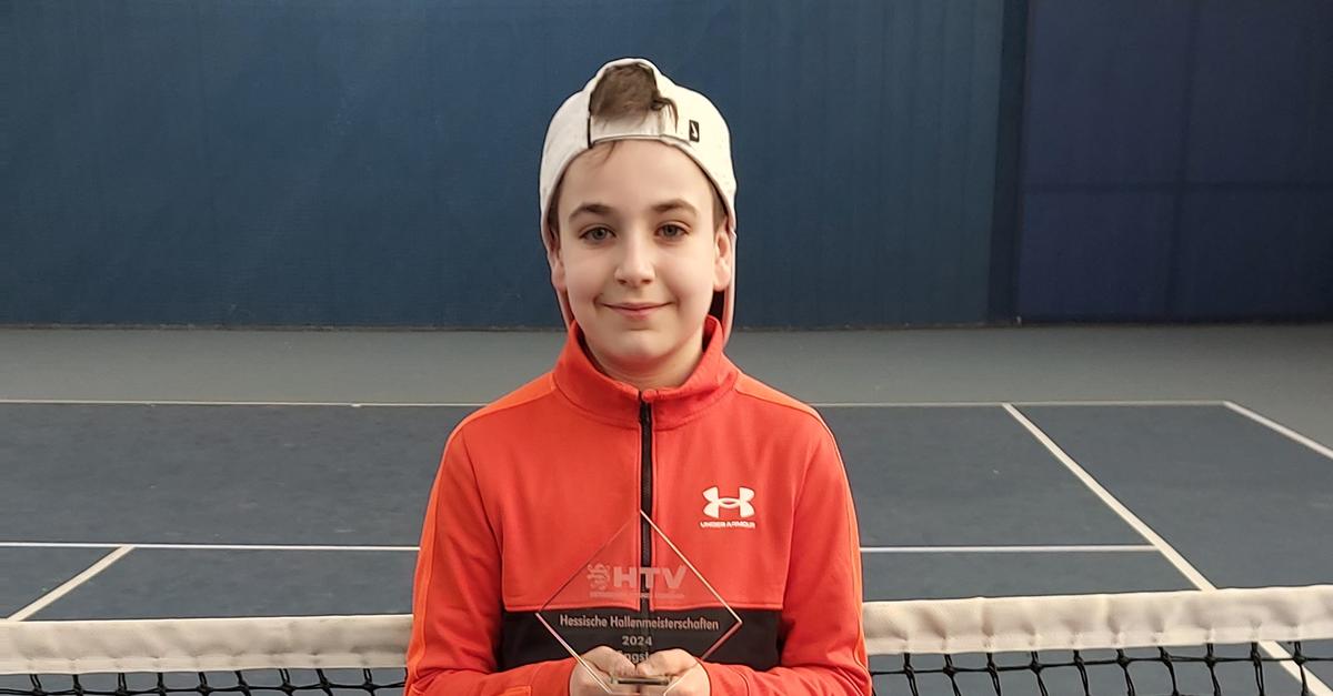 Tennis: Noah Gräbener ist hessischer U11-Vizemeister