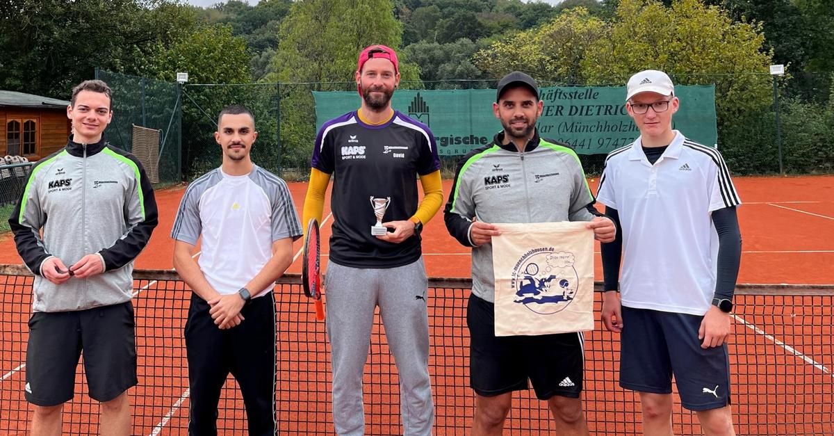 David Hartmann ist Tennis-Sommer-Kreismeister der Herren