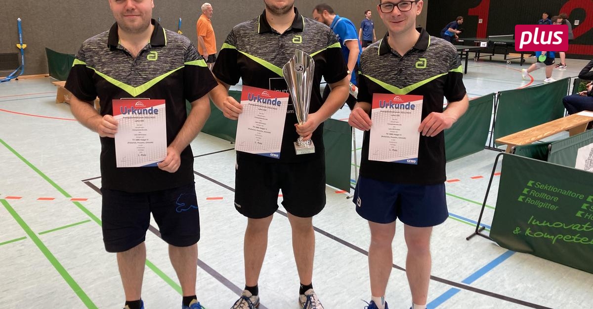 Tischtennis: TV Haiger II holt Kreisliga-Titel