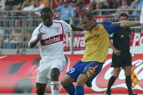 Mainzer Torpremiere: Christof Babatz tut, was er gern und oft tut